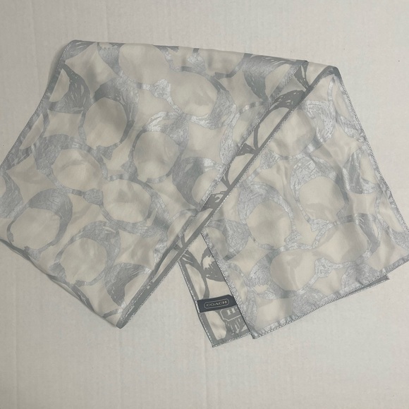 Coach | Accessories | Coach Logo Scarf Classic Design Classic Rare Find ...